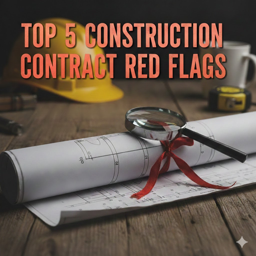 Top 5 Construction Contract Red Flags Homeowners Shouldn’t Ignore ...